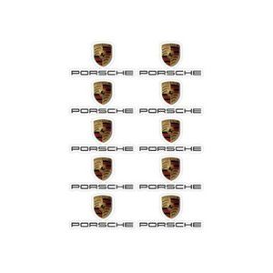 Design | Porsche Logo Very Nice Laminated Vinyl Stickers 3453 | Poshmark
